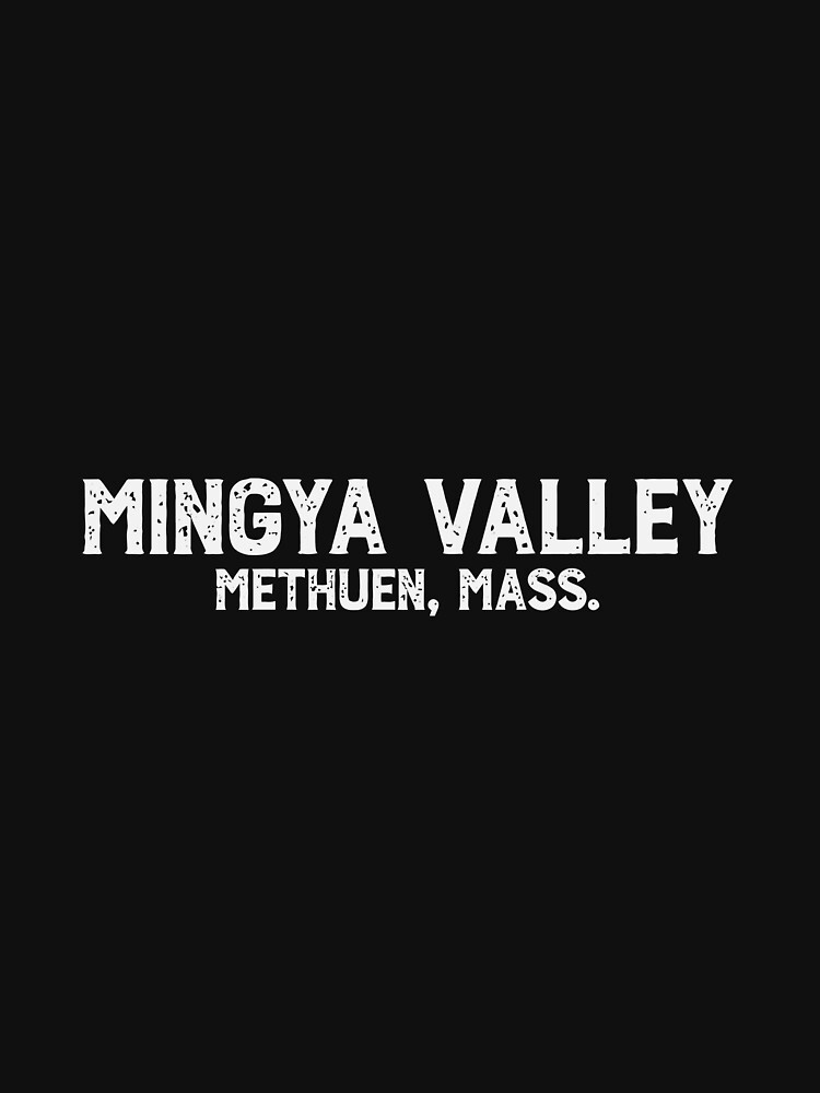 "Mingya Valley Methuen Ma Graphic" Essential T-Shirt for Sale by ...