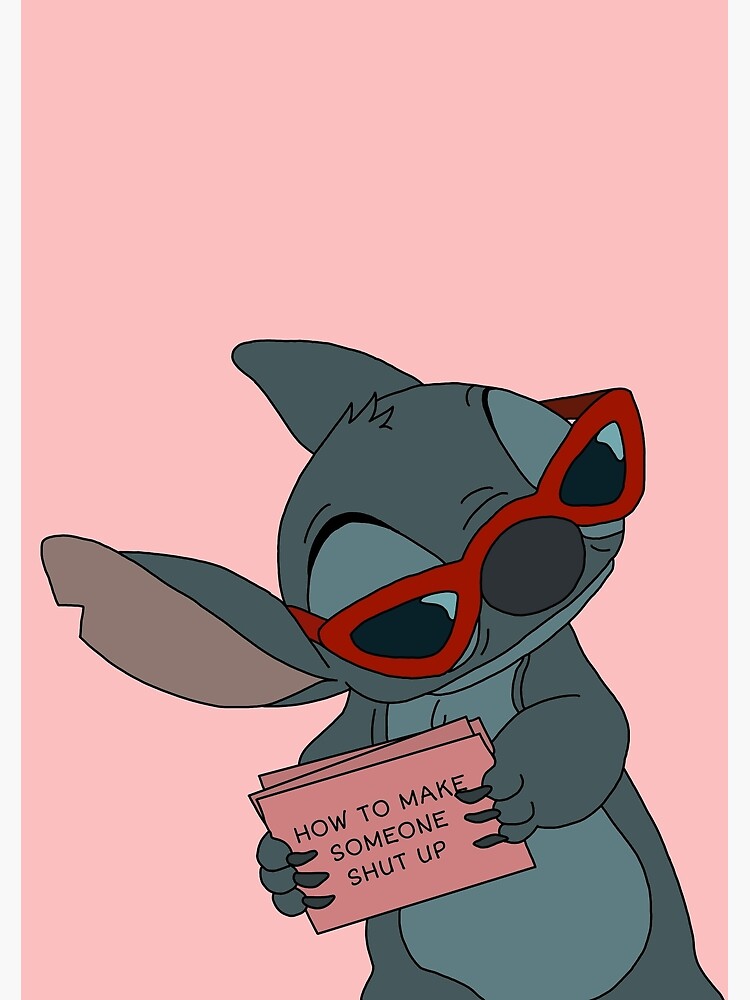"Stitch With Swag" Poster for Sale by Characterswag | Redbubble