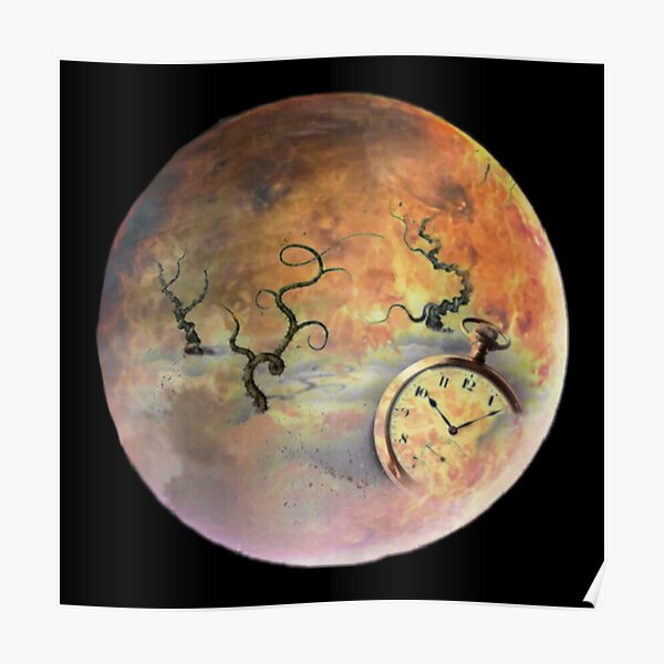 "CUSTOM WEIRD CLOCK . CLASSIC OLD DESIGN" Poster by Nureddine | Redbubble