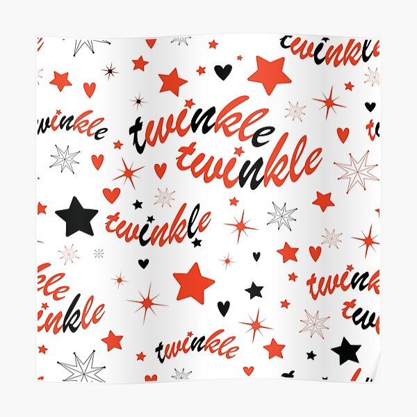 "Twinkle twinkle little star" Poster for Sale by Lidiebug | Redbubble