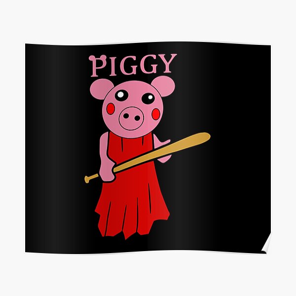 Piggy Roblox Wall Art | Redbubble