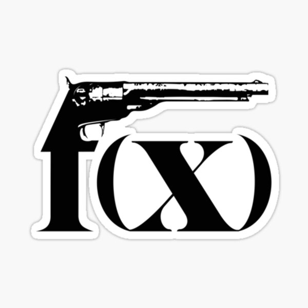 "f(x) - Gun - Logo" Sticker by bballcourt | Redbubble