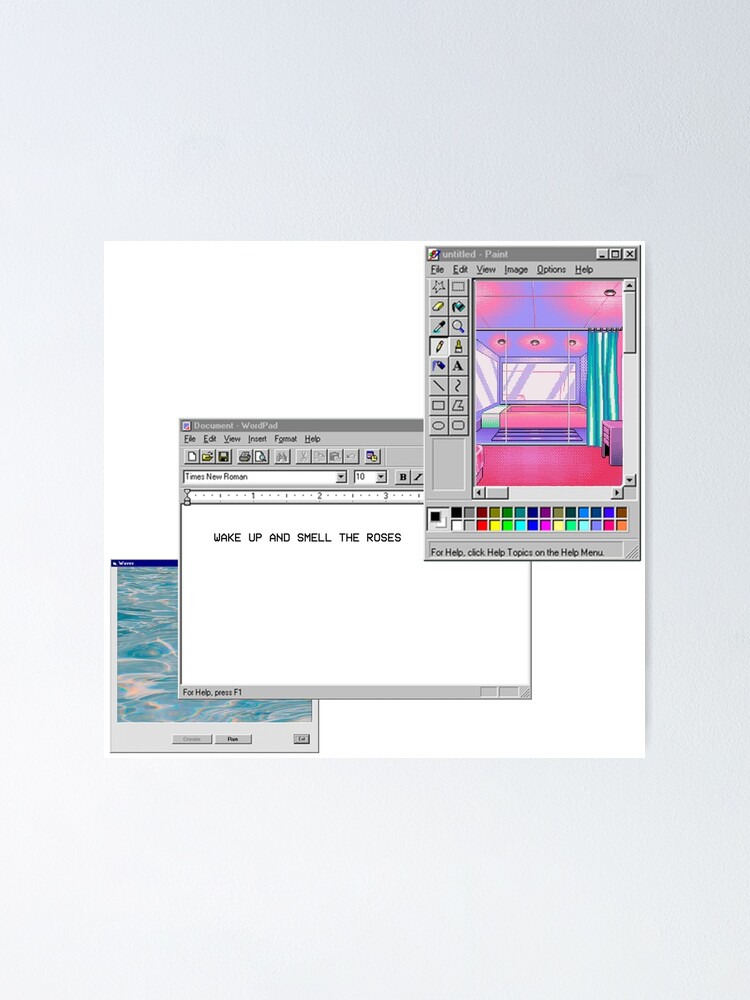 "Windows 95 vaporwave pixel art" Poster by HydroxyHouse | Redbubble