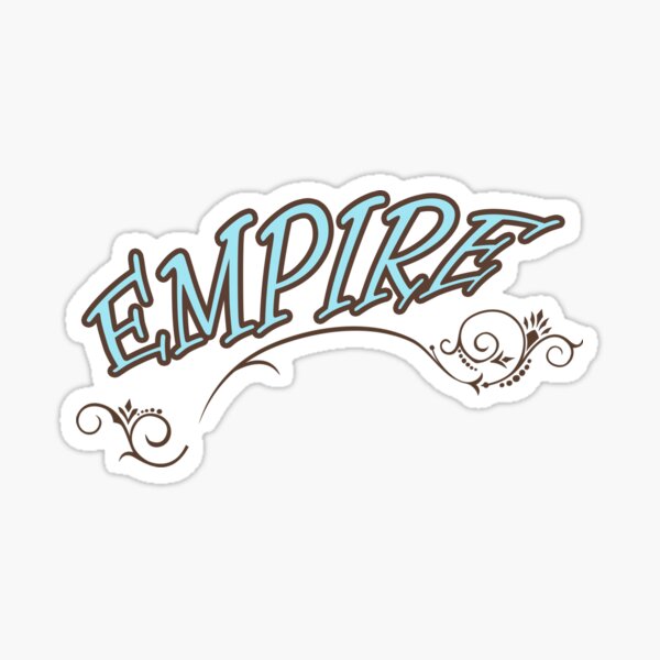 "Empire" Sticker for Sale by ShenuArt | Redbubble