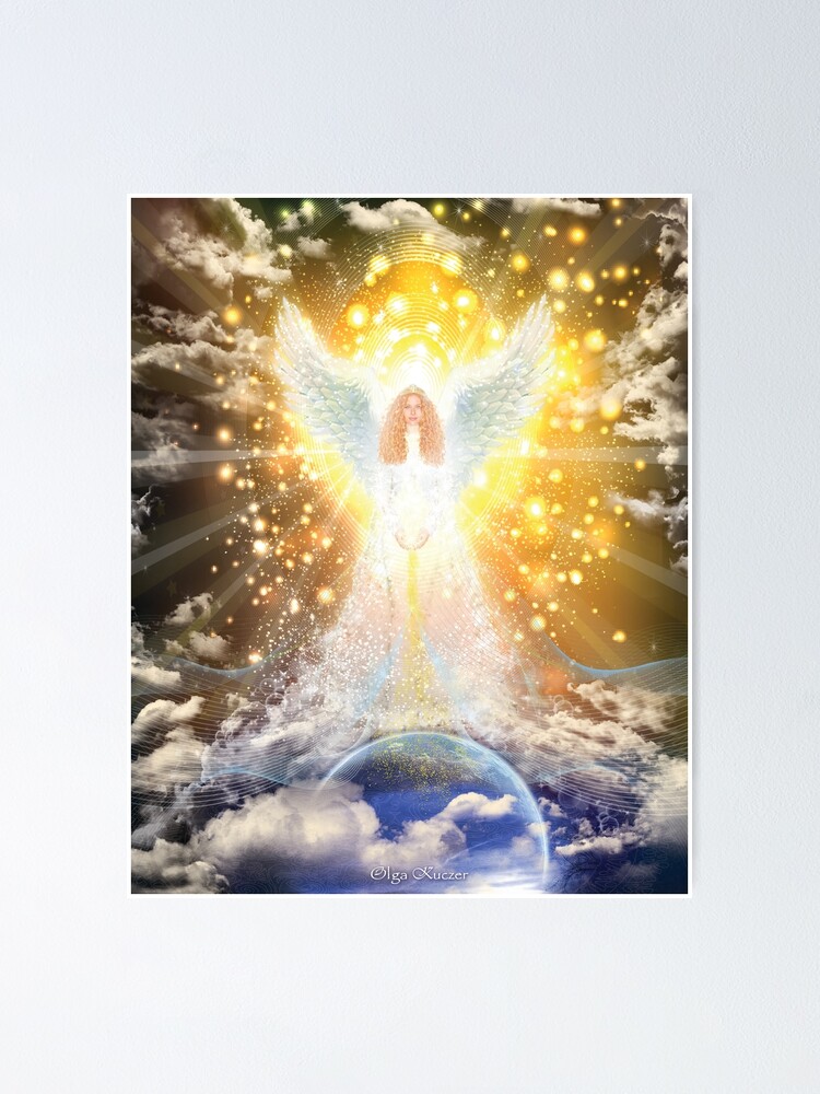 "The Angel of the Central Sun" Poster by art-by-angels | Redbubble