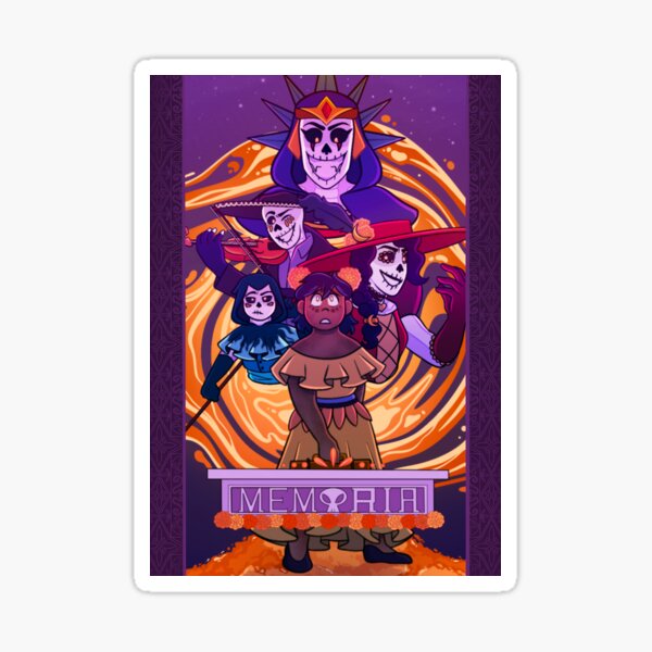 "Memoria Cover (Poster)" Sticker for Sale by callalilycomics | Redbubble