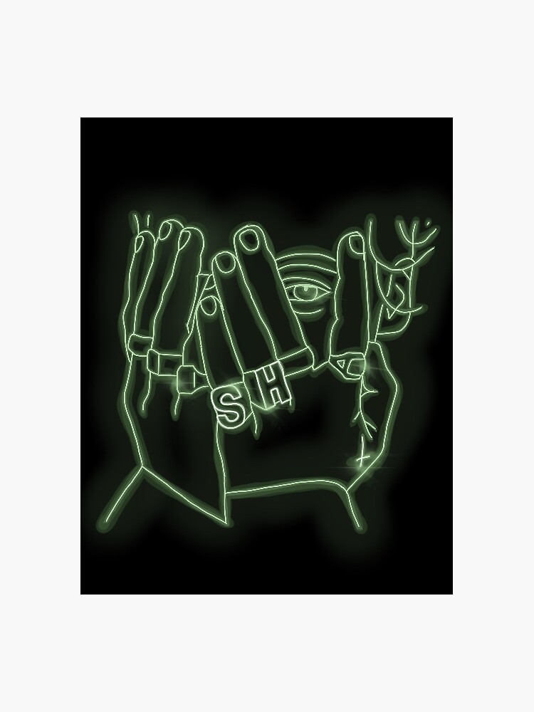 "Harry Styles Neon Sign" Sticker by mallorykenfield | Redbubble