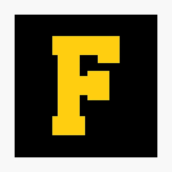 Yellow Letter F