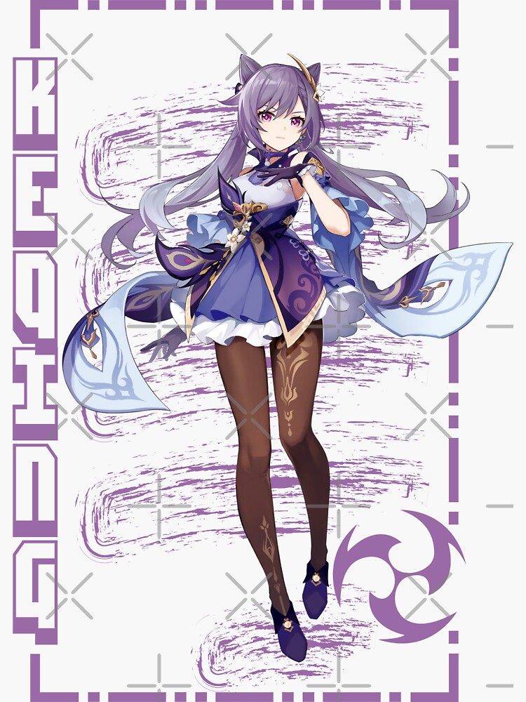 "GENSHIN IMPACT | KEQING" Sticker for Sale by MaxwellYT | Redbubble