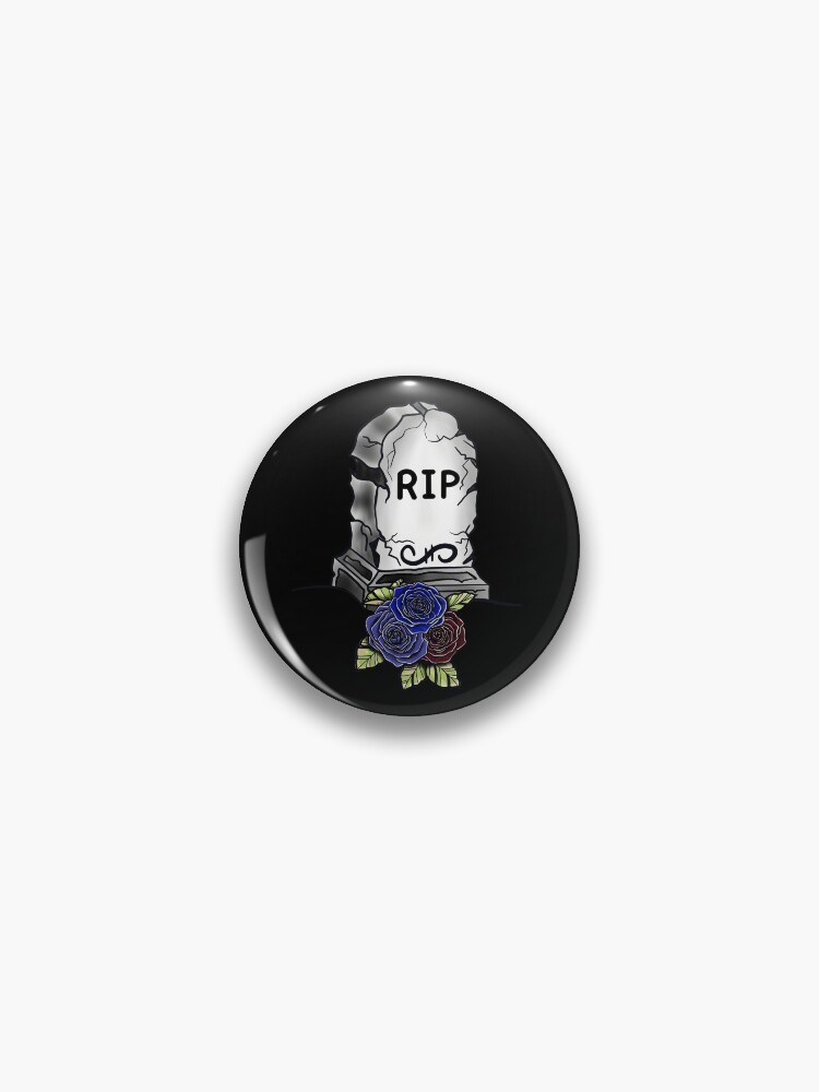 "RIP Tombstone Tattoo Flash" Pin for Sale by Kraken-Jack | Redbubble