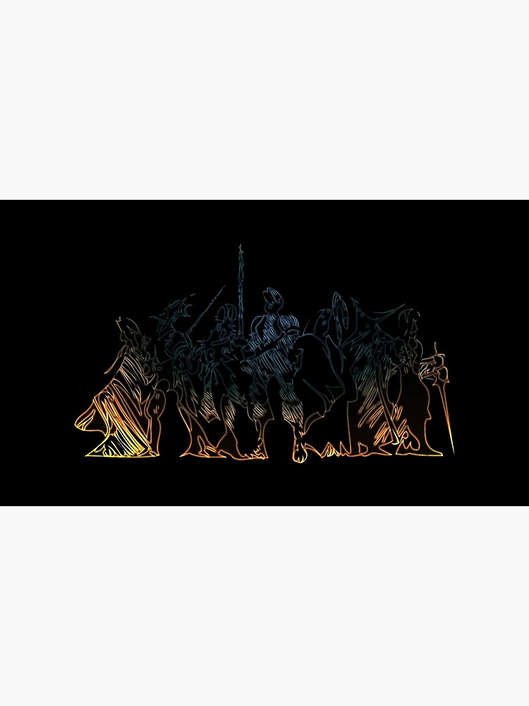 FINAL FANTASY ° Final Fantasy Tactics Neon Logo" Art Print for Sale by ...