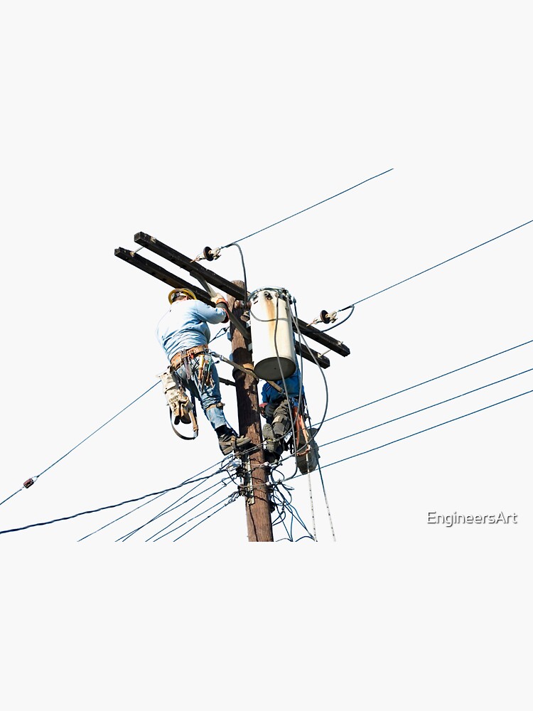 Electrical Lineman Decal Lineman Electrician Climbing Decal Stickers
