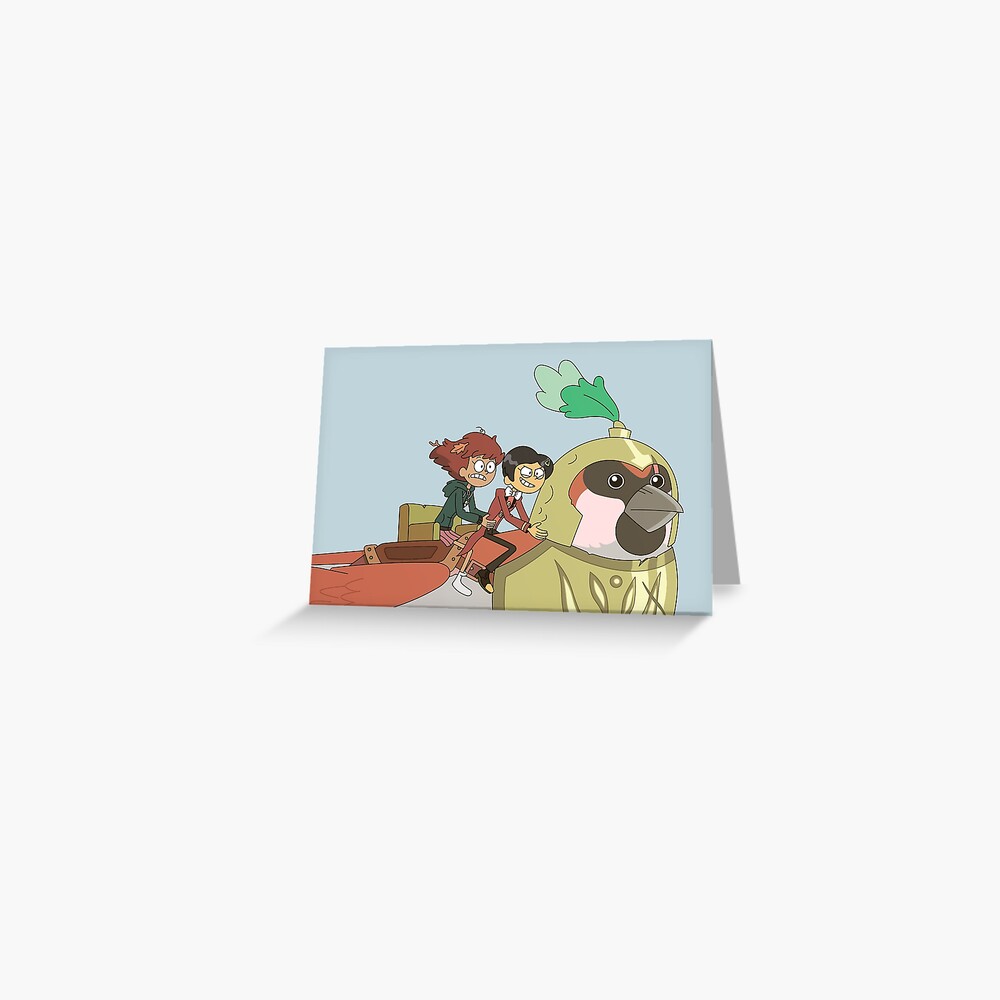 "Anne, Marcy and Joe Sparrow | Amphibia" Greeting Card by artnchfck ...
