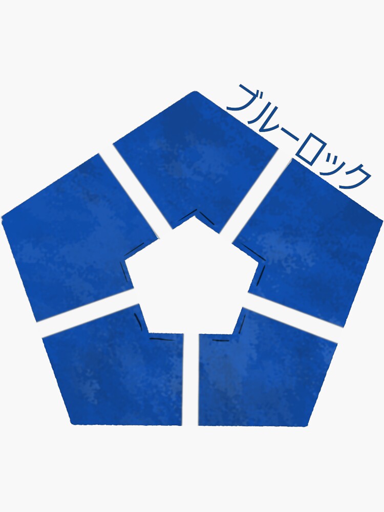 "Blue Lock Soccer stylized " Sticker for Sale by zachlart | Redbubble