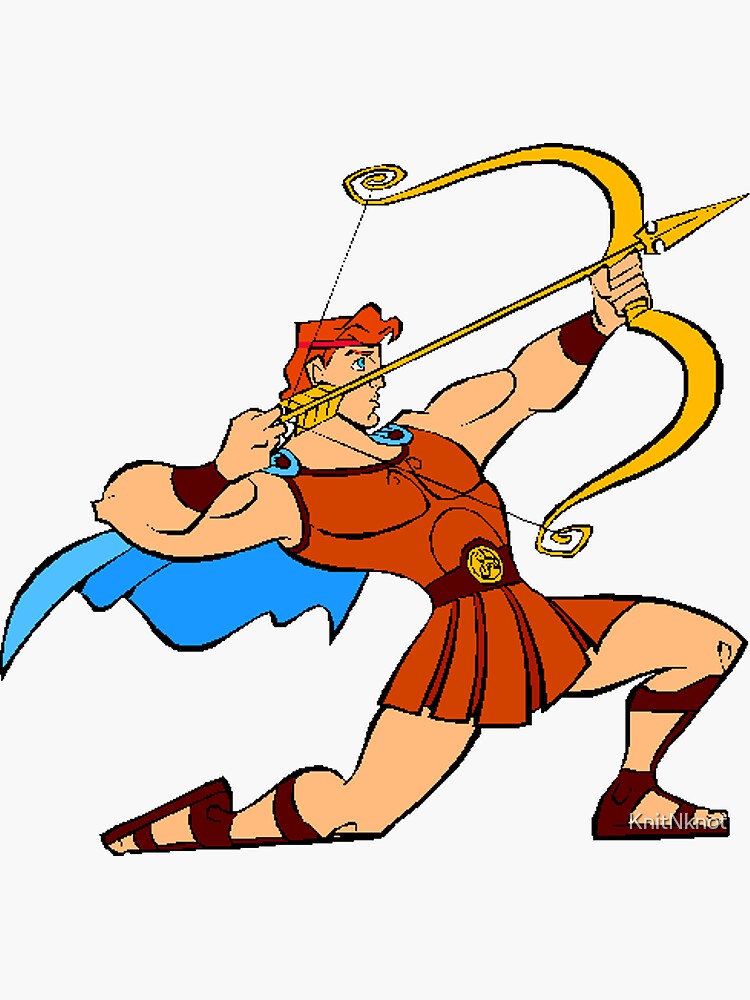 "Copy of herc" Sticker for Sale by KnitNknot | Redbubble