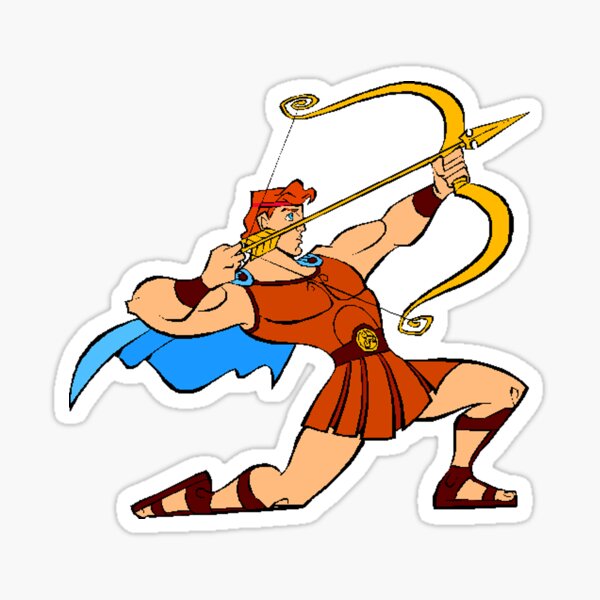 "Copy of herc" Sticker for Sale by KnitNknot | Redbubble
