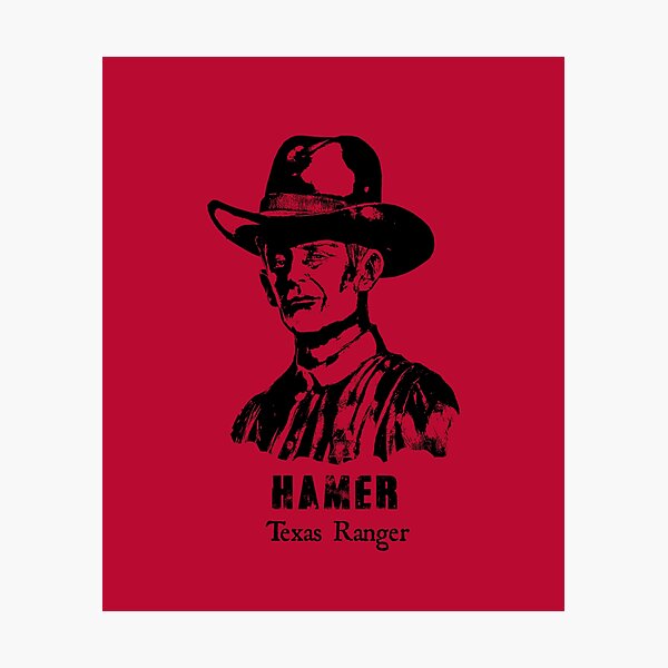 Lámina fotográfica «Aplicación de la ley de Frank Hamer Texas» de ...