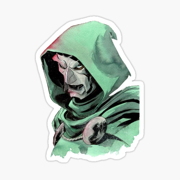 "Doctor Doom" Sticker for Sale by Shariko | Redbubble