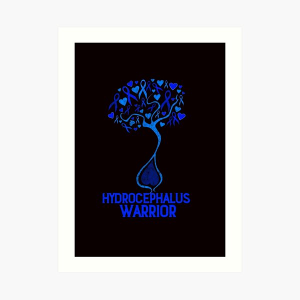 "Hydrocephalus Warrior tree - hydrocephalus awareness month " Art Print ...