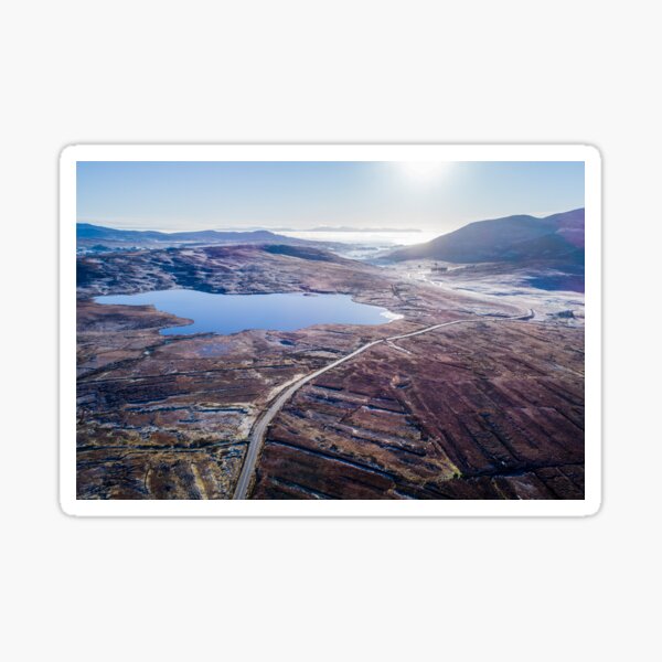 "Lough Unna and the road to Carrick" Sticker for Sale by MarieCarr ...
