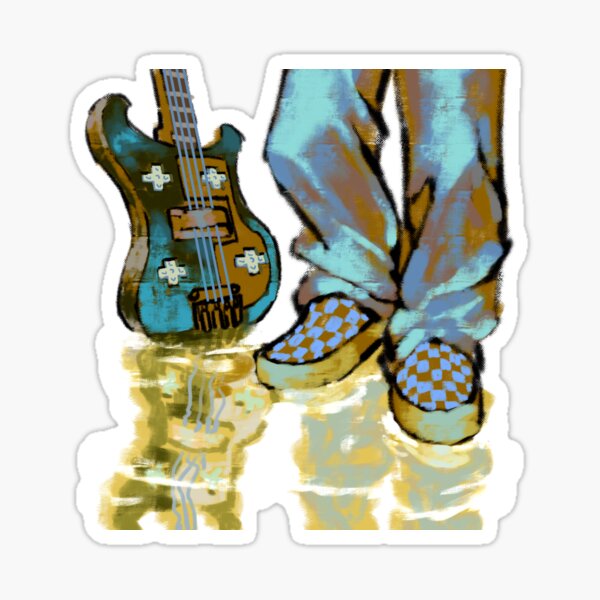 "Rickenbacker" Sticker for Sale by mermeladadepera | Redbubble