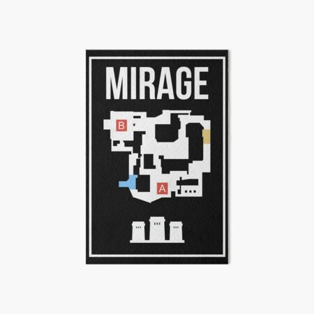 "CS:GO Mirage Map Art" Art Board Print for Sale by Cringe-It | Redbubble