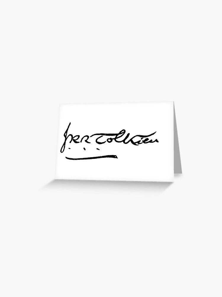 J.r.r Tolkien Signature New World Record Set For Sale Of Tolkien's The