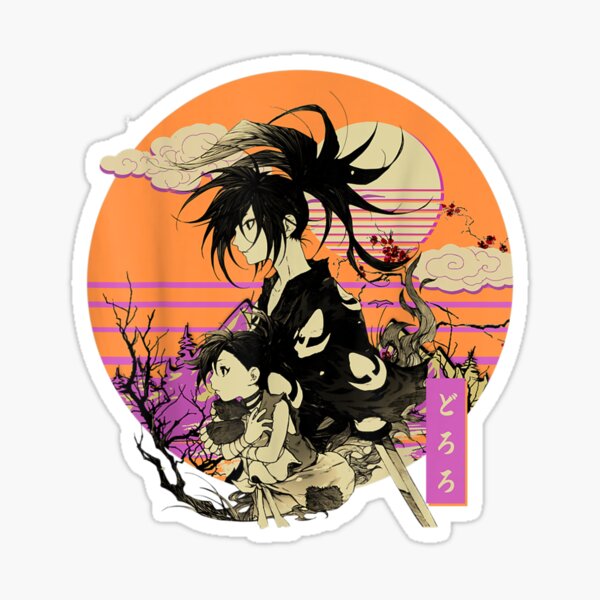 "Vintage Dororos Anime Vaporware Manga Series Costume Holiday" Sticker ...