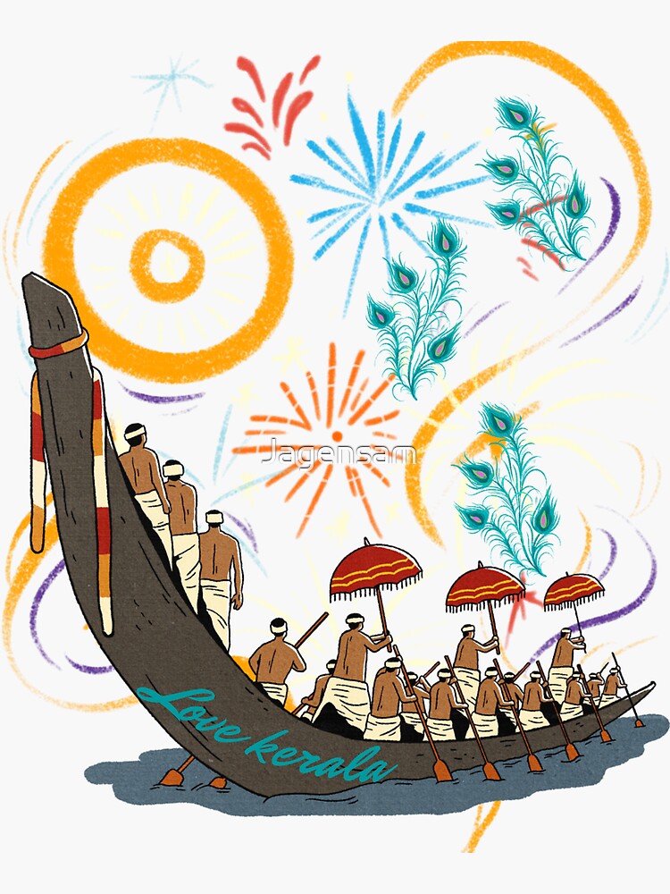 "Kerala" Sticker for Sale by Jagensam | Redbubble