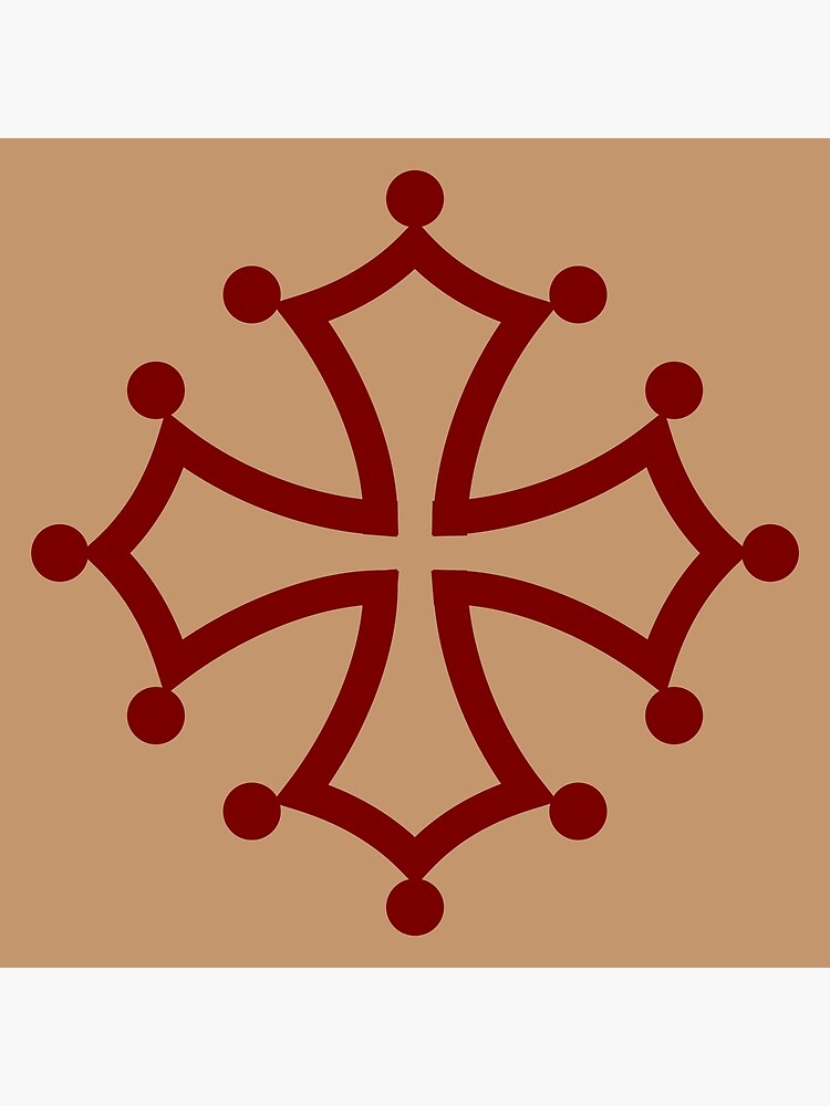 "Cathar Cross, Occitan cross" Poster by IsisOsiris | Redbubble