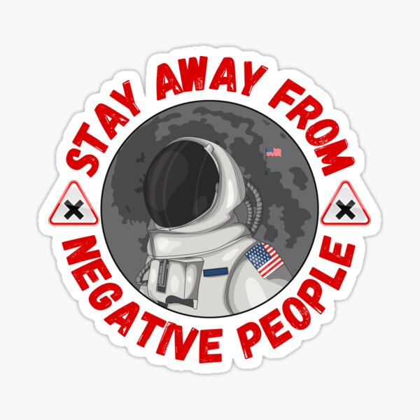 "Avoid Negative People Meme" Sticker for Sale by LifeMessages | Redbubble