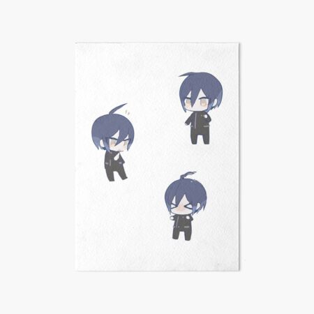 Lámina rígida «Colección de pegatinas de Shuichi Saihara chibi» de Mahisterha | Redbubble