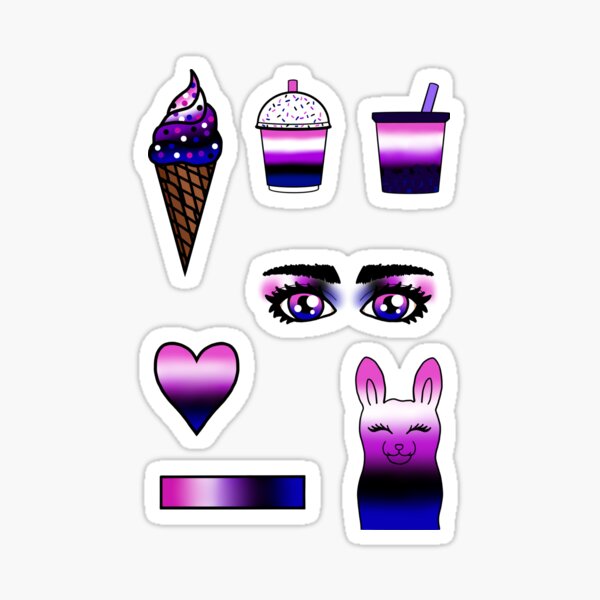 "Genderfluid Pride Sticker Pack" Sticker by PridePoint | Redbubble