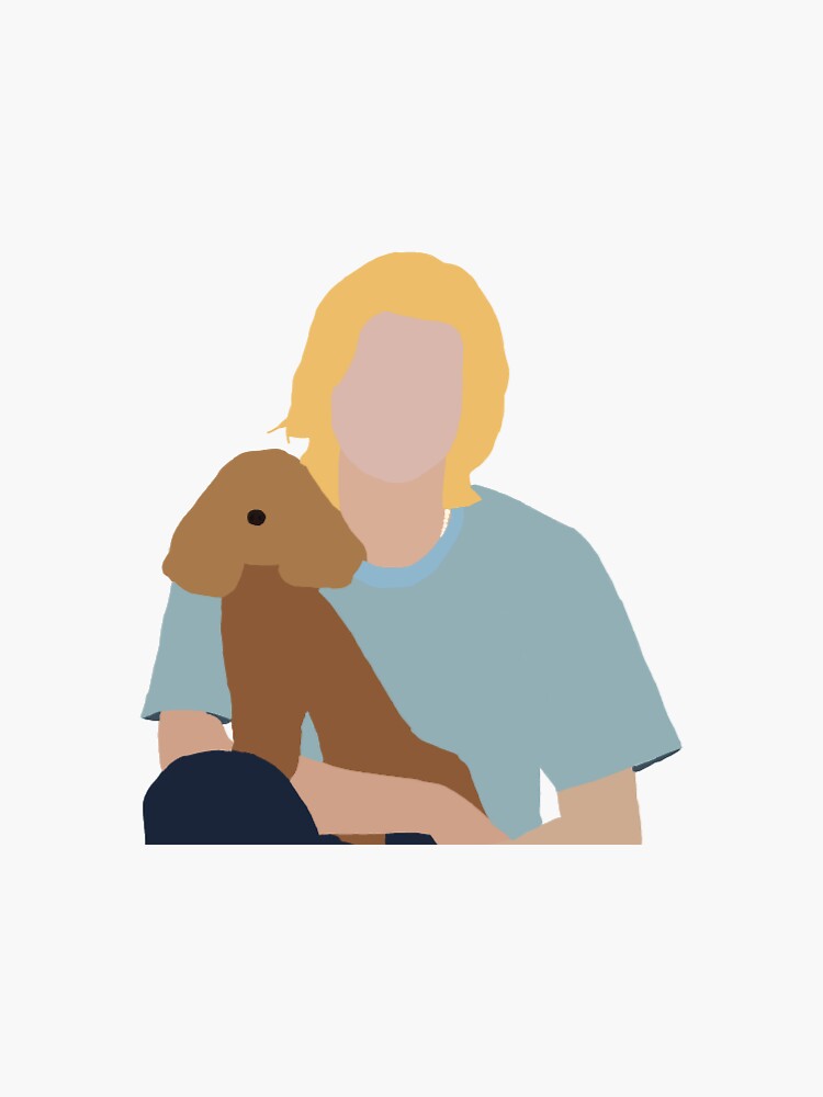 "Notice Me - Ruel (with dog) Sticker " Sticker for Sale by itzzfilipa ...