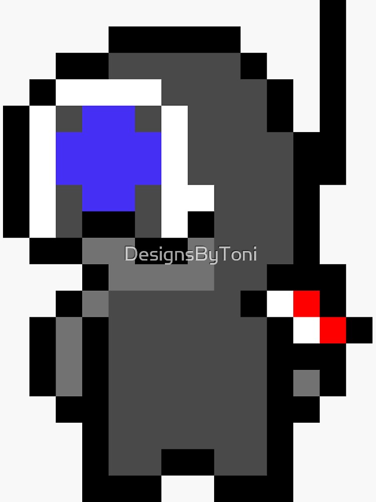 "Mass Effect Pixel Art - Legion" Sticker for Sale by DesignsByToni ...