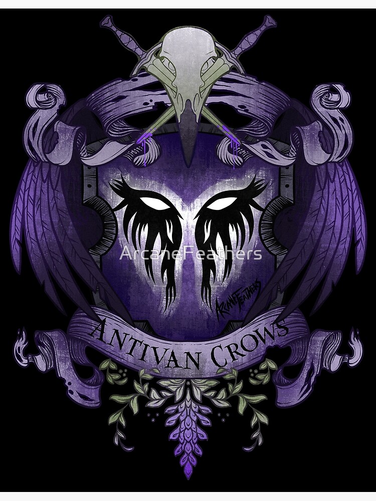 "Dragon Age: Antivan Crows Heraldry" Poster by ArcaneFeathers | Redbubble