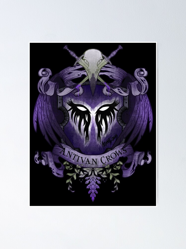 "Dragon Age: Antivan Crows Heraldry" Poster by ArcaneFeathers | Redbubble