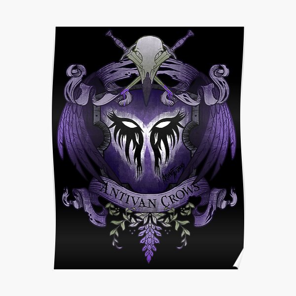 "Dragon Age: Antivan Crows Heraldry" Poster by ArcaneFeathers | Redbubble