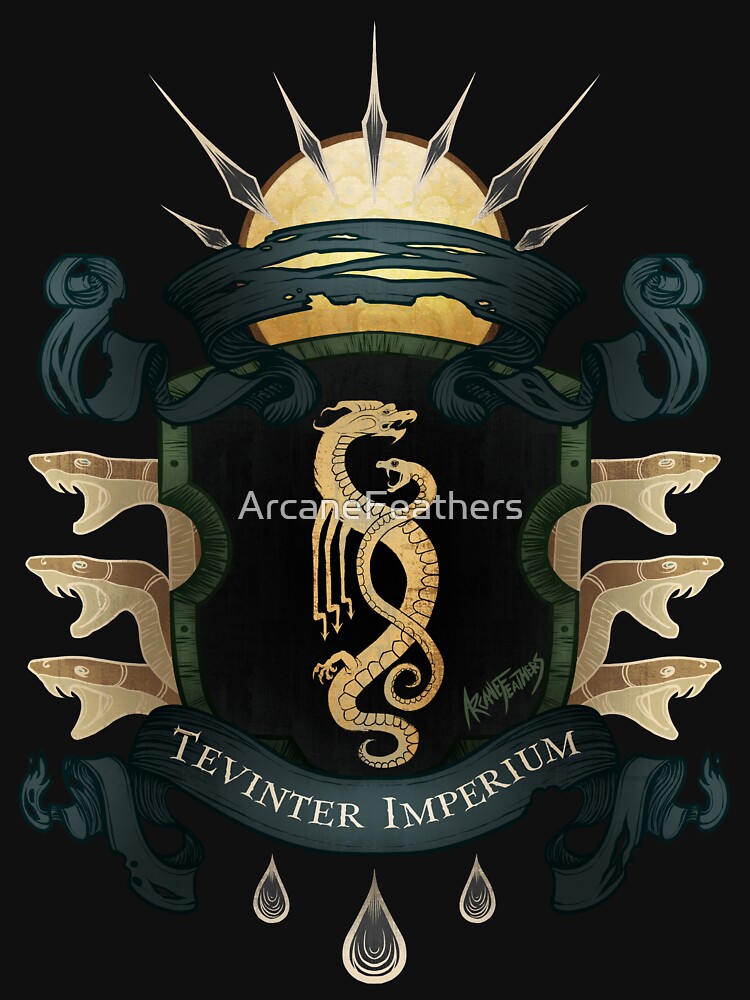 "Dragon Age: Tevinter Imperium Heraldry" T-shirt for Sale by ...