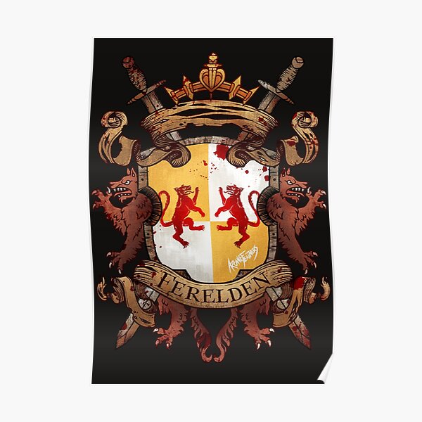 "Dragon Age: Ferelden Heraldry " Poster by ArcaneFeathers | Redbubble