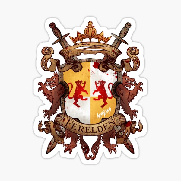 "Dragon Age: Ferelden Heraldry " Sticker for Sale by ArcaneFeathers ...