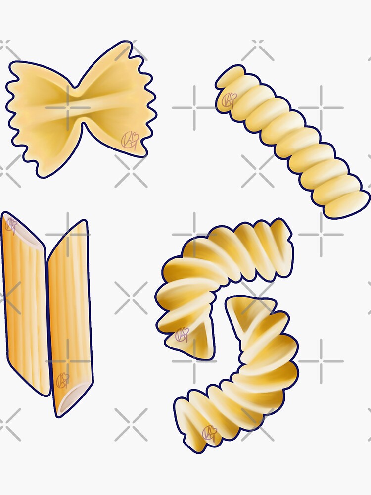 "Pasta" Sticker for Sale by KarlosKG13 | Redbubble