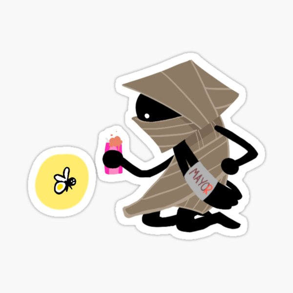 "A Toast to the Mayor" Sticker for Sale by ImpyDimpy | Redbubble