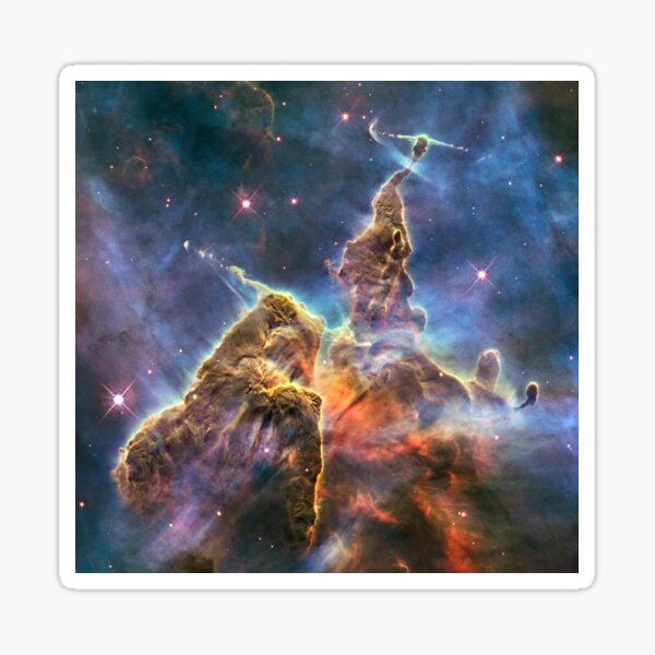 "February 1st Hubble Carina Nebula Pillars" Sticker for Sale by K-I-T-H ...
