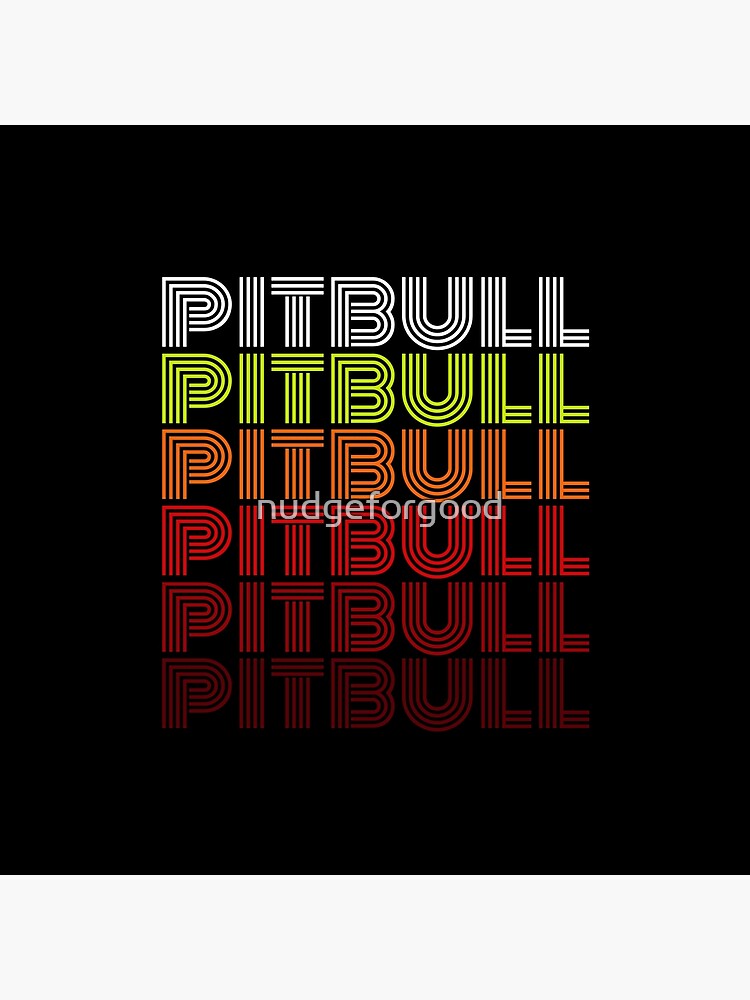 "Pitbull Singer Vintage" Poster for Sale by nudgeforgood | Redbubble