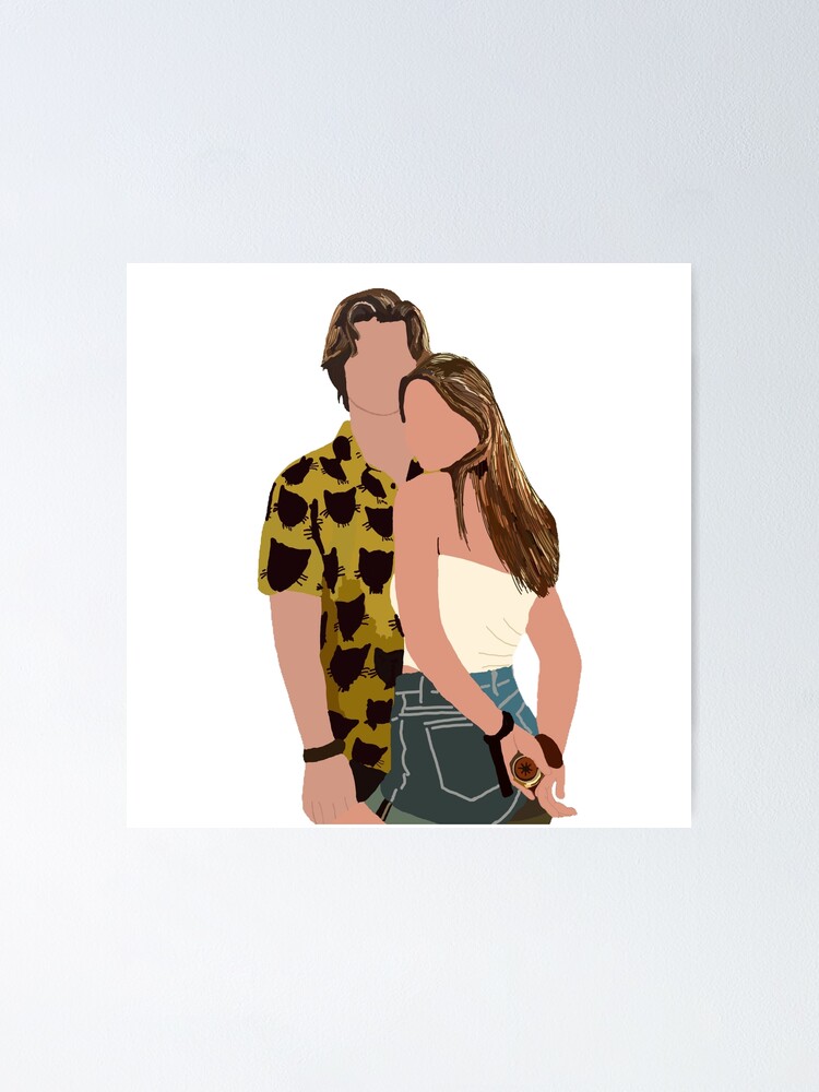 "John B and Sarah Cameron " Poster for Sale by swanspirate520 | Redbubble