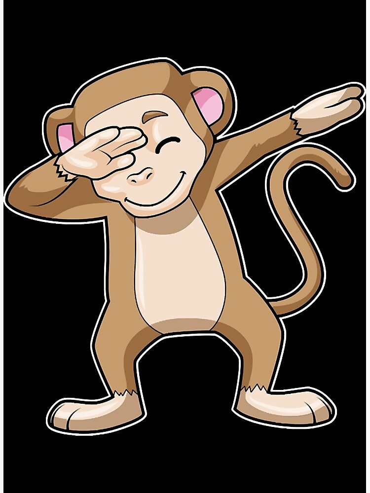 "Monkey at Hip Hop Dance Dab " Poster for Sale by mateolewis | Redbubble