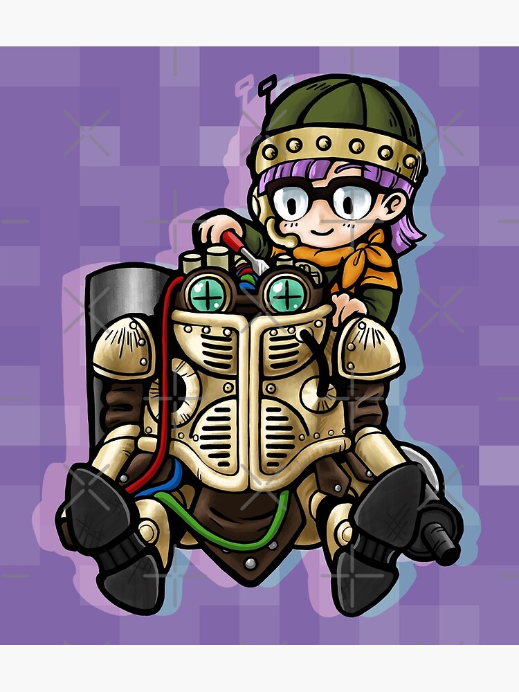 "Chrono Trigger - Robo and Lucca" Poster by StudioMarimo | Redbubble