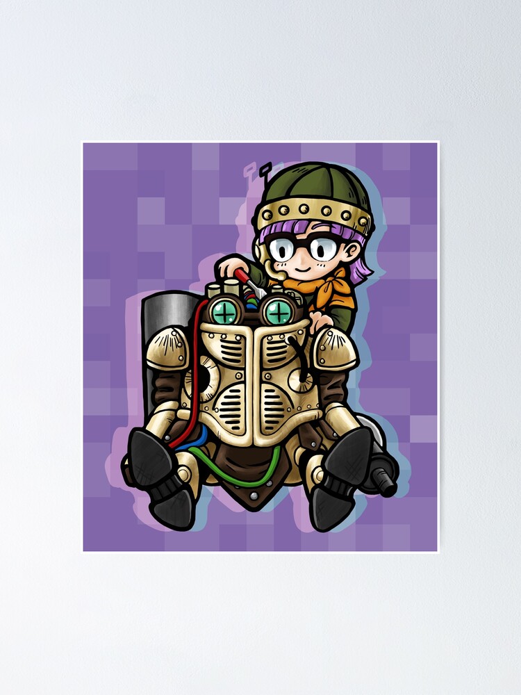 "Chrono Trigger - Robo and Lucca" Poster by StudioMarimo | Redbubble