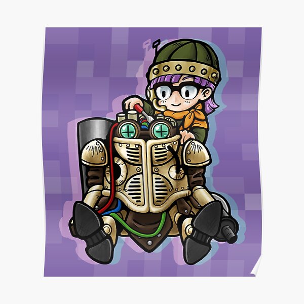 "Chrono Trigger - Robo and Lucca" Poster by StudioMarimo | Redbubble